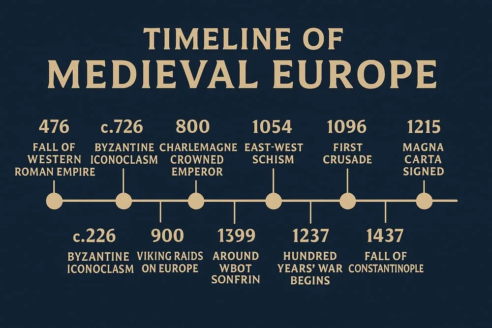 Timeline of Medieval Europe