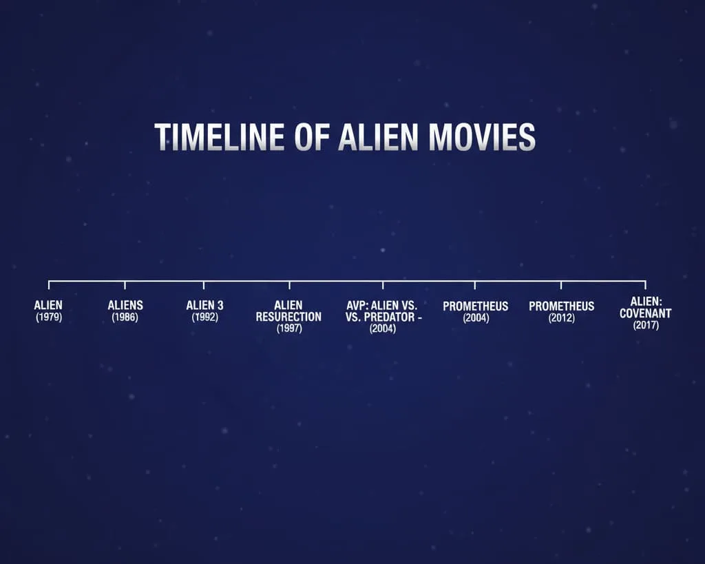 Timeline of Alien Movies