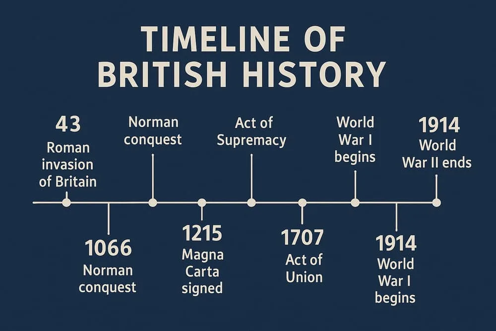 Timeline of British History