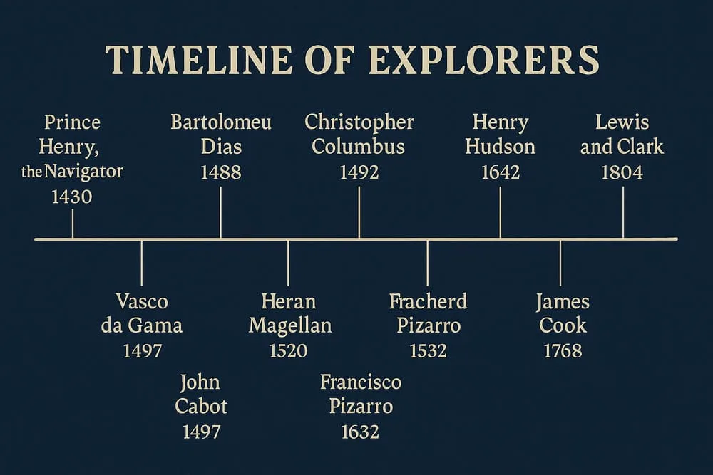 Timeline of Explorers